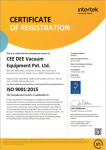 About Cee Dee Vacuum – Pioneers in Vacuum Engineering Since 1988
